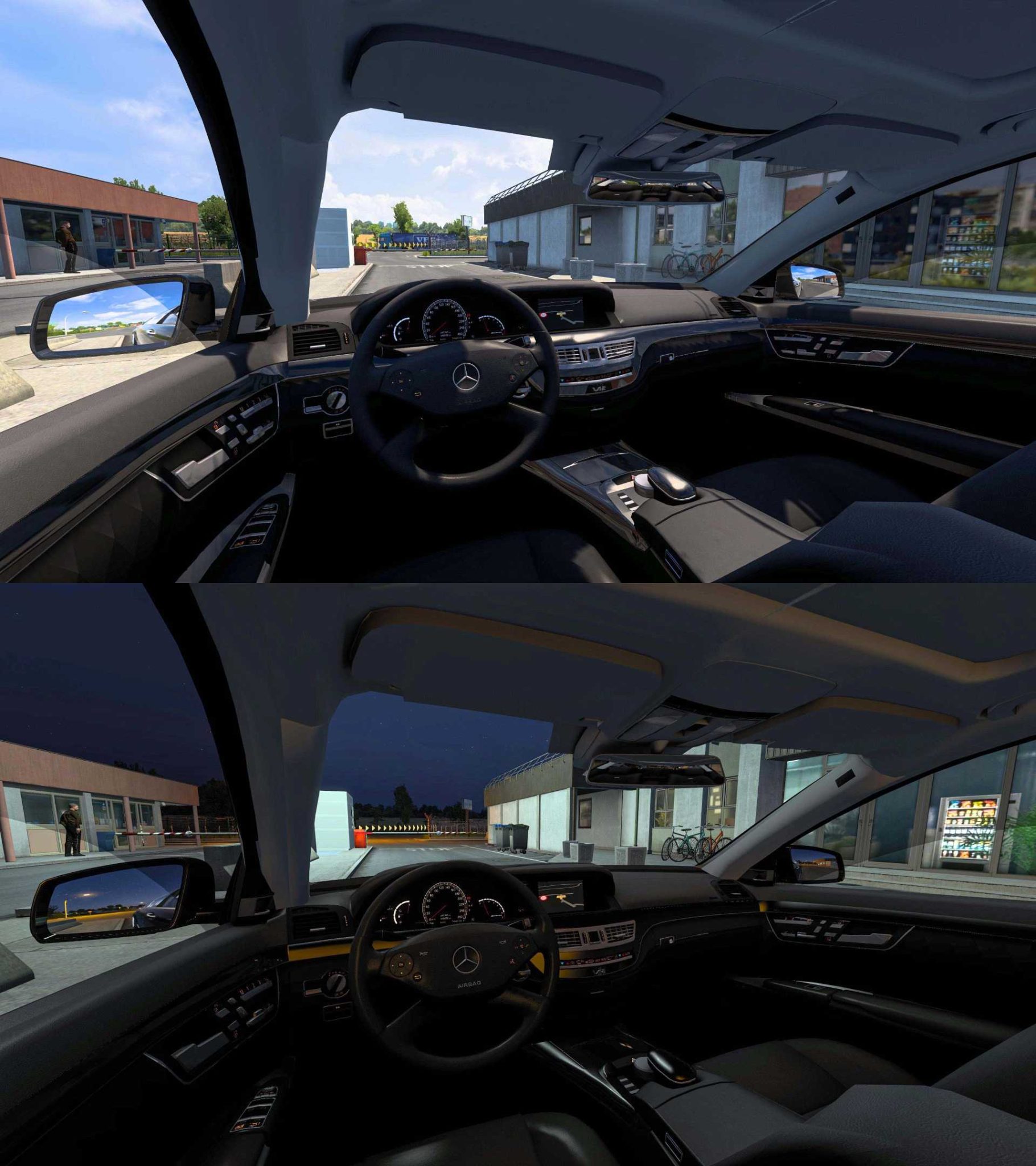 Mercedes Benz W221 S63 Amg v1.0 ETS2 - ETS2 Mod | ATS Mod