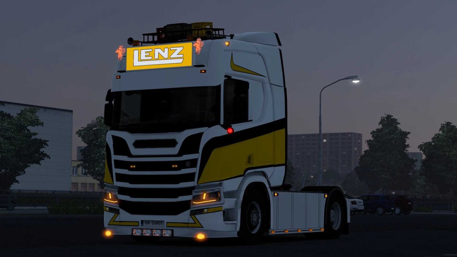 Skin Lenz pour NextGen Scania R et Venus lightbox v1.0 ETS2 - ETS2 Mod | ATS Mod