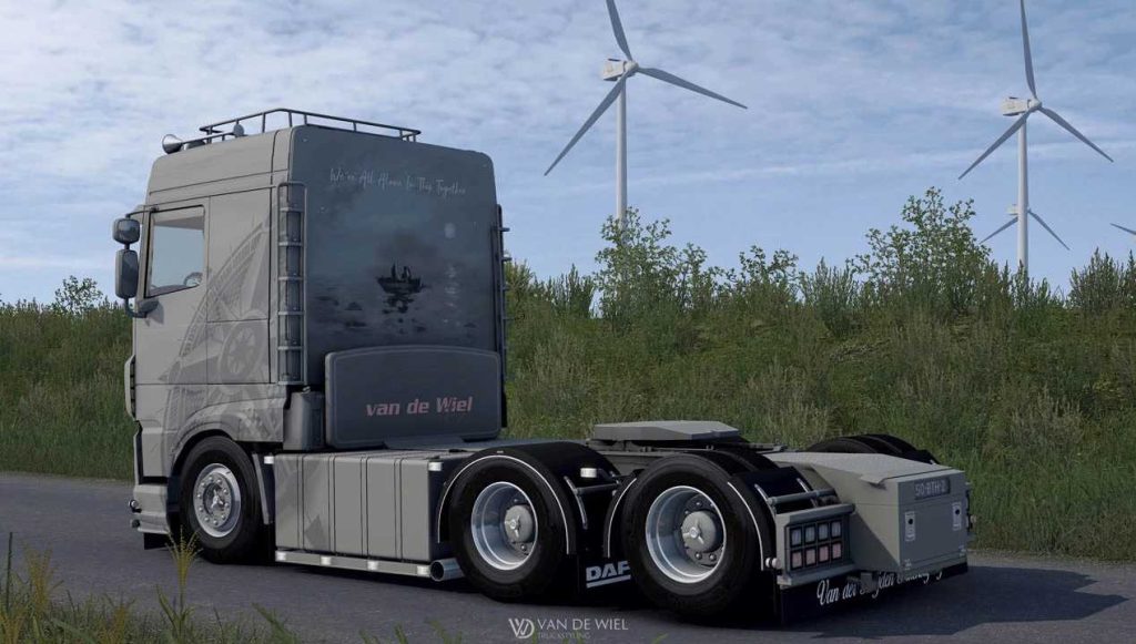 DAF XF Van de Wiel Transport v1.0 1.55 ETS2 - ETS2 Mod | ATS Mod