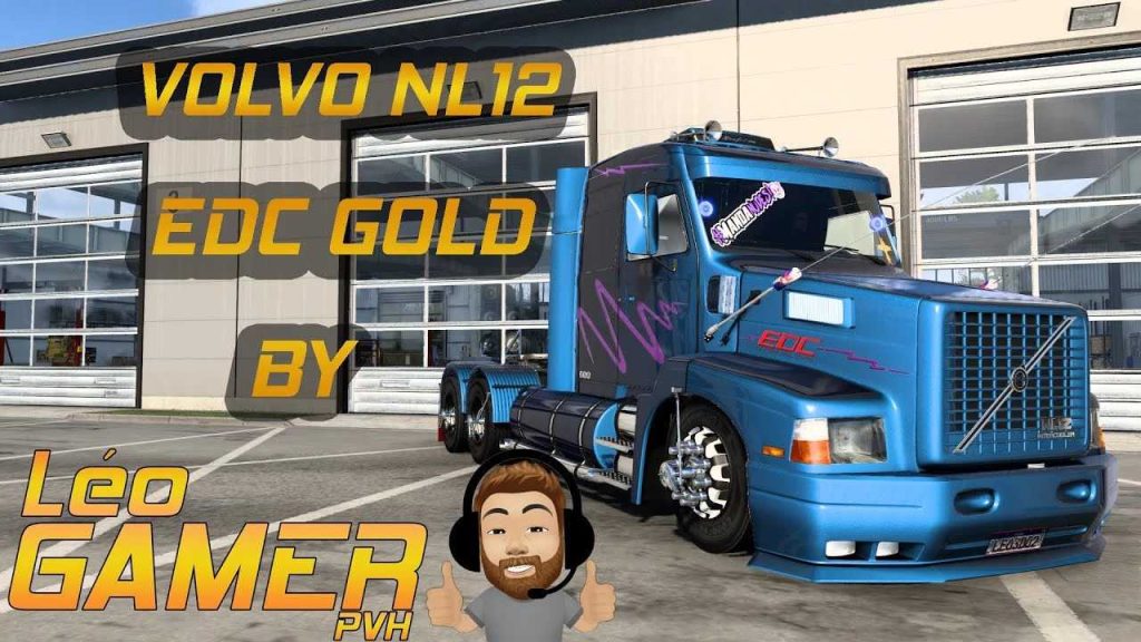 Volvo NL12 EDC Gold Leo Gamer v1.0 ETS2 - ETS2 Mod | ATS Mod