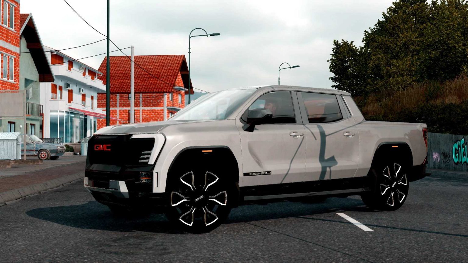 GMC Sierra EV 2025 v1.1 1.55x ETS2 - ETS2 Mod | ATS Mod