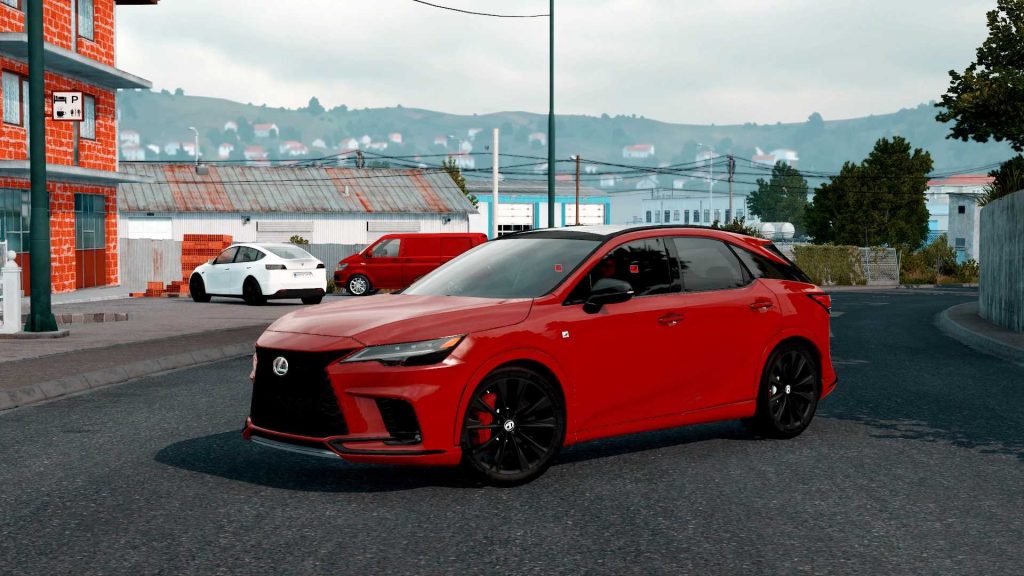 Lexus RX 500h F Sport Performance v1.2 1.55x ETS2 2024 - ETS2 Mod | ATS Mod
