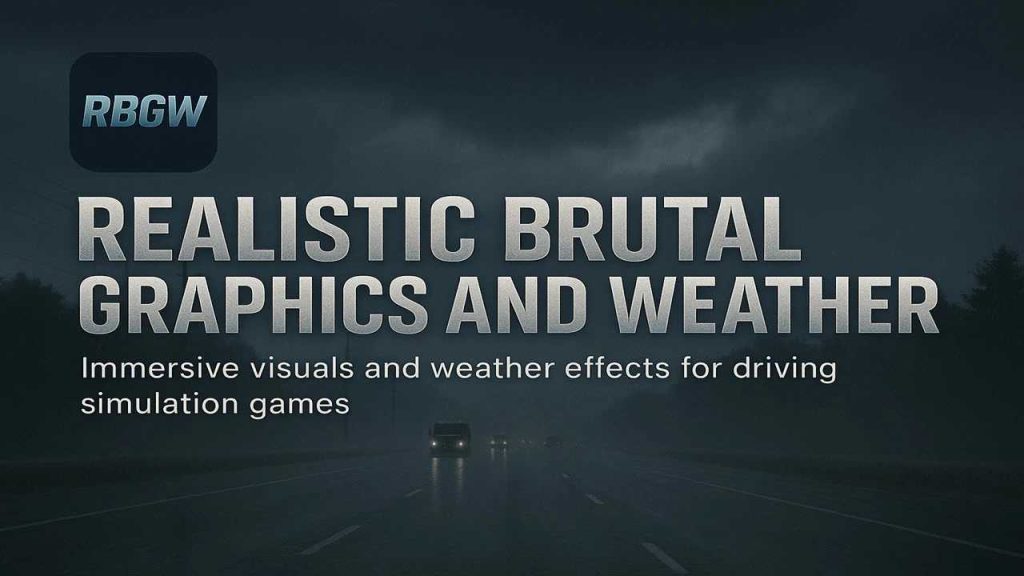 Graphismes et météo brutaux et réalistes V9.0 1.56 ATS - ETS2 Mod | ATS Mod
