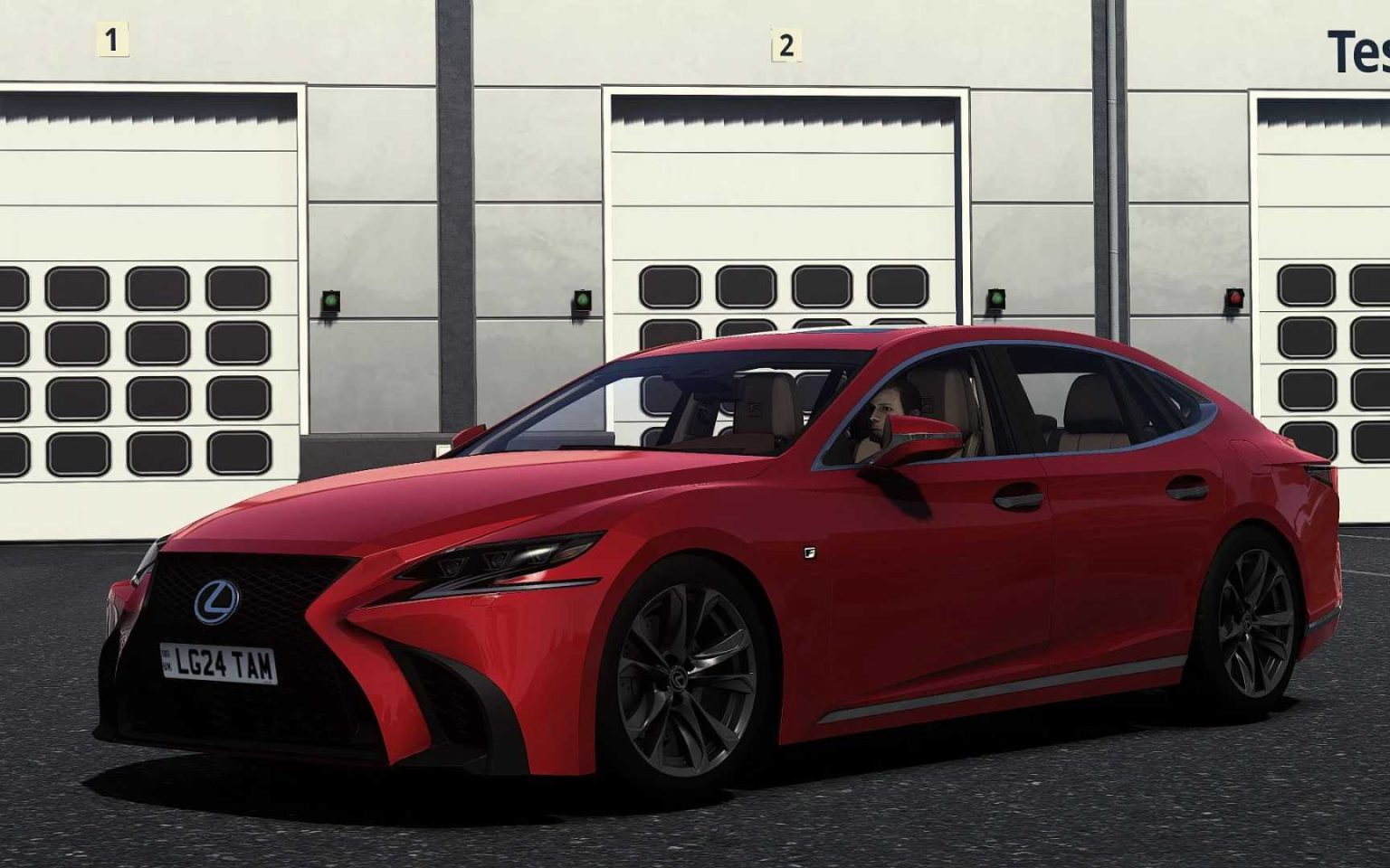 Lexus LS 500 F-Sport 2018 V1.9 1.56 ETS2 - ETS2 Mod | ATS Mod