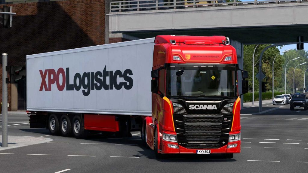 XPO LOGISTICS KRONE COOL LINER 08 09 2025 v1.0 1.50 1.56 ETS2 - ETS2 ...