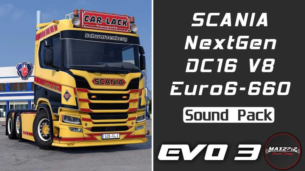 Pack audio Scania NextGen 660 DC16 V8 2022 v1.0 1.56 ETS2 - ETS2 Mod | ATS Mod