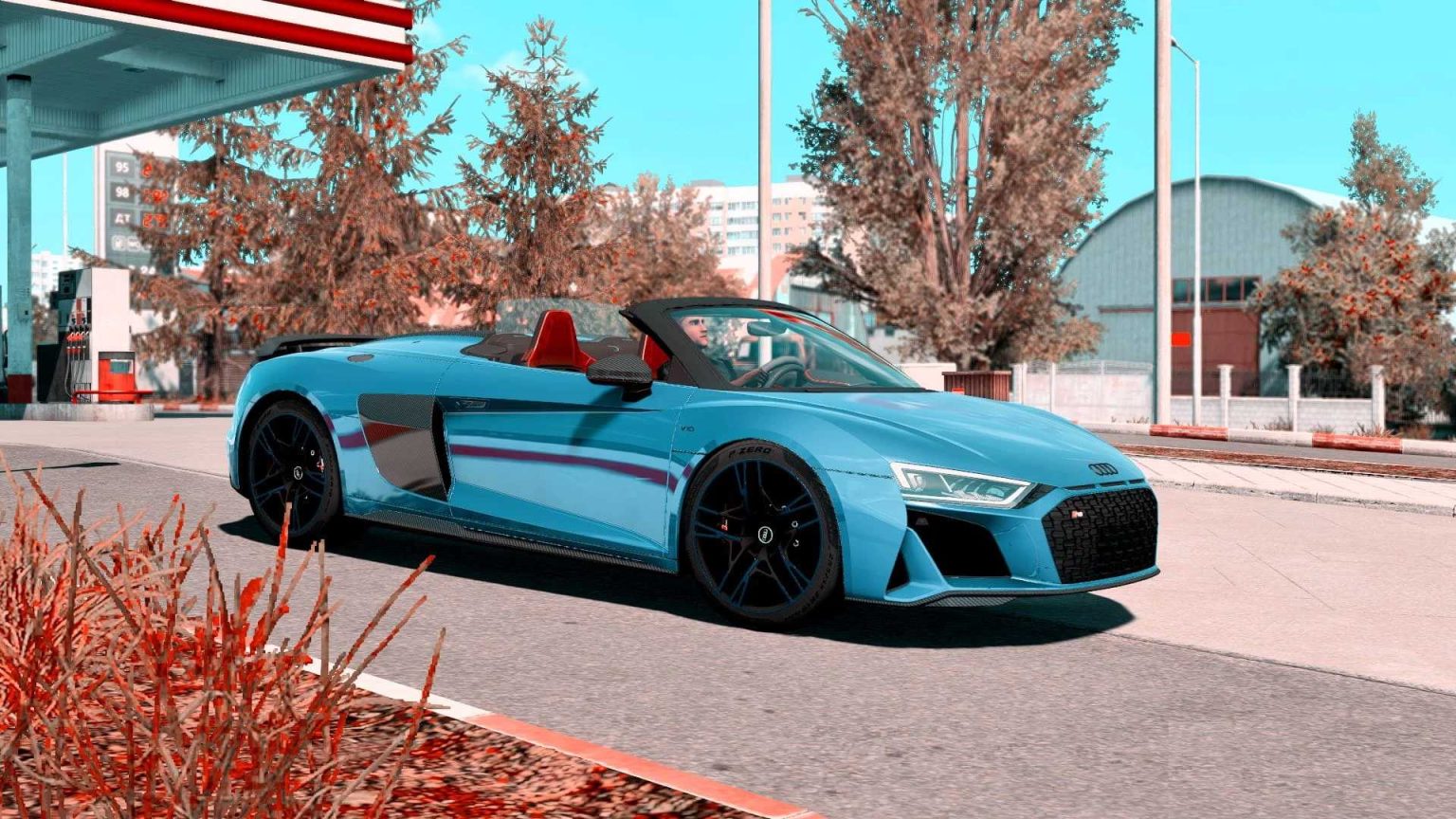 Audi R8 V10 Spyder 1.4 1.56x ETS2 (2021) - ETS2 Mod | ATS Mod