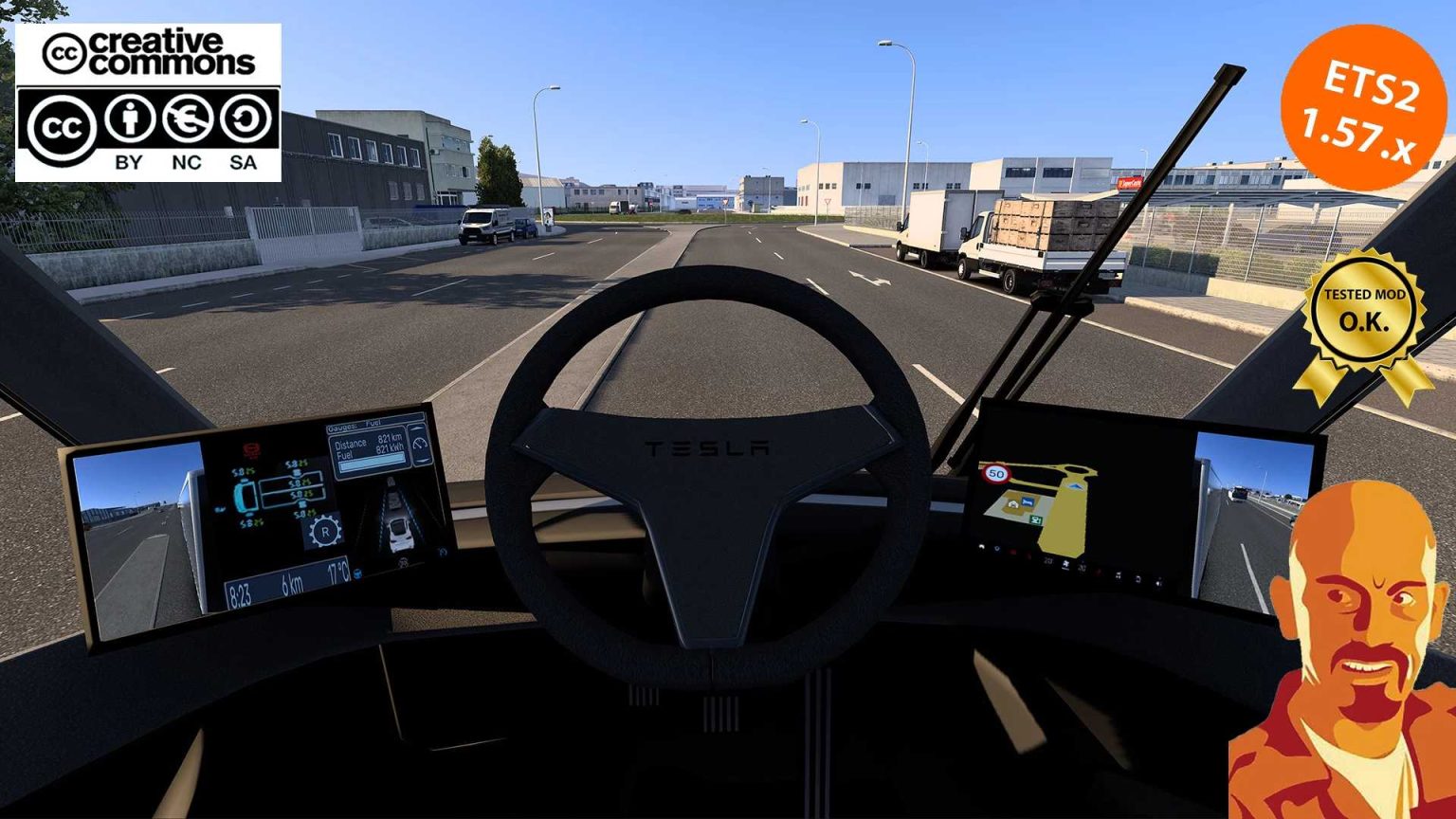TESLA SEMITRUCK 2019 v2.0 1.57.x ETS2 - ETS2 Mod | ATS Mod