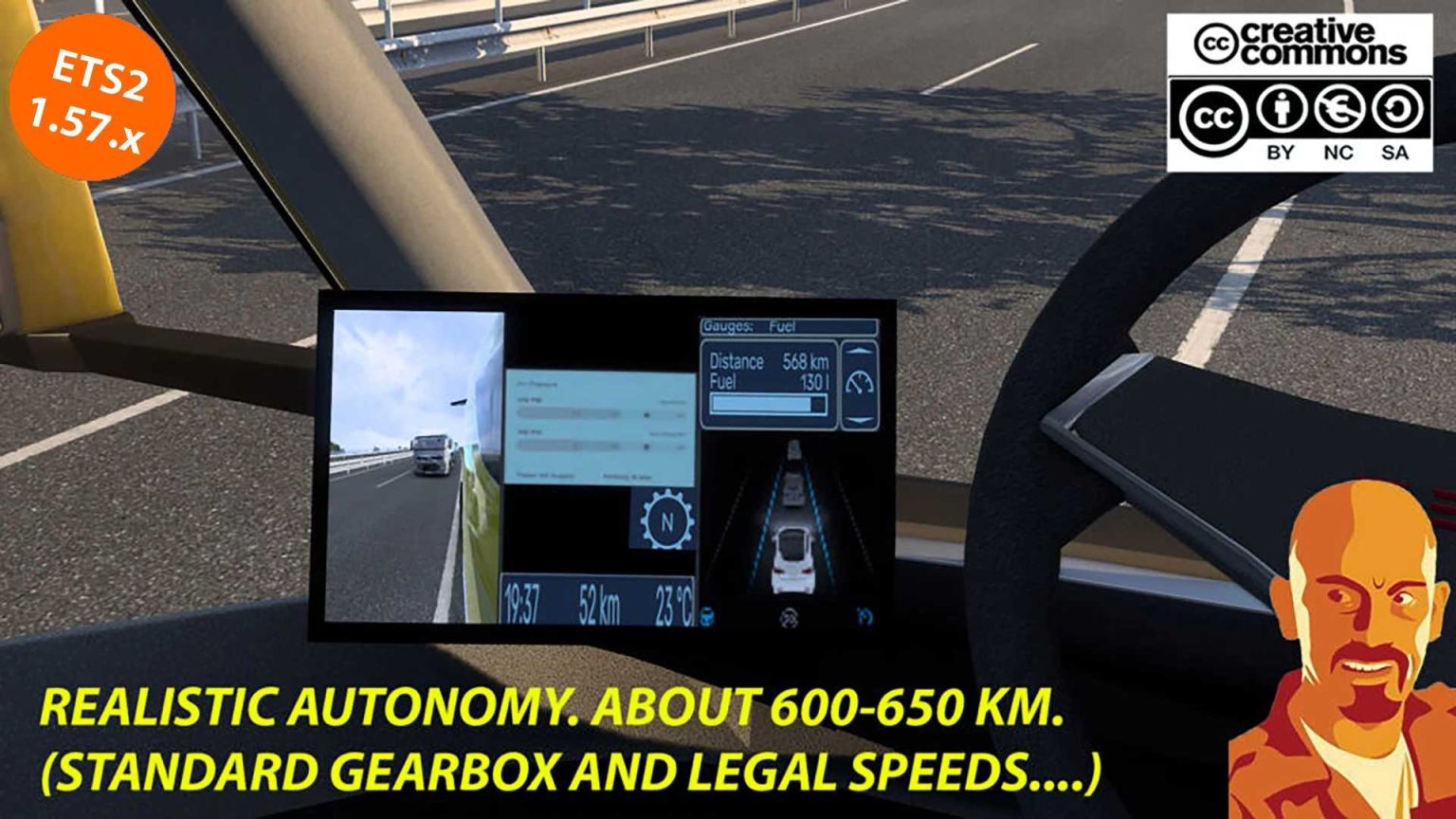 TESLA SEMITRUCK 2019 v2.0 DEF AMÉLIORÉ 1.57.x ETS2 - ETS2 Mod | ATS Mod