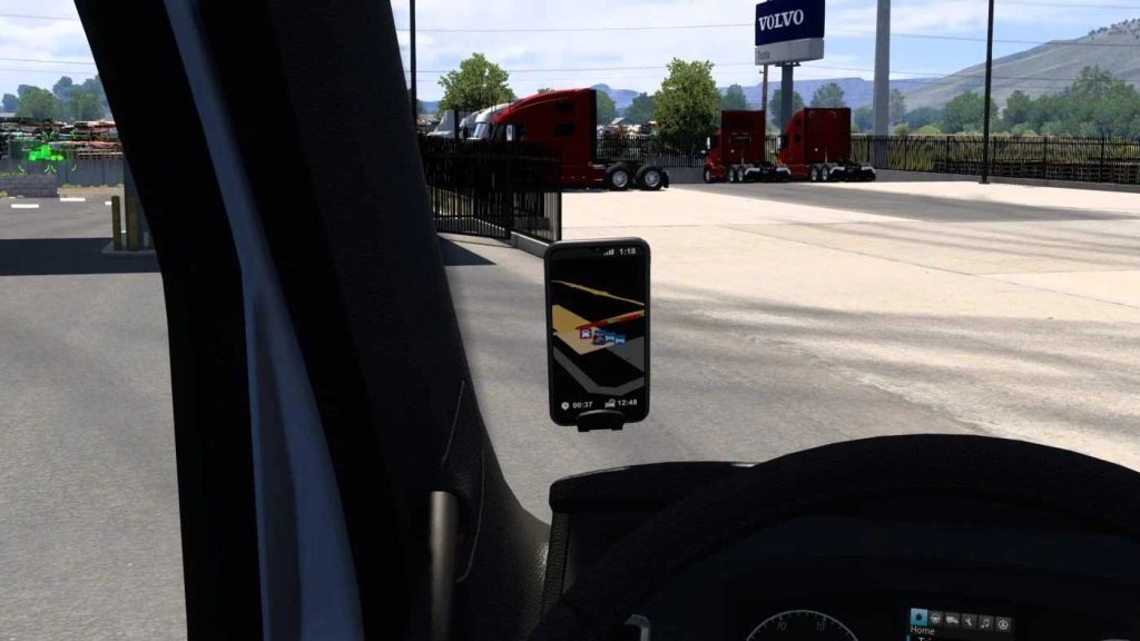ETA et reste sur l'accessoire de cabine GPS v1.3 ATS - ETS2 Mod | ATS Mod