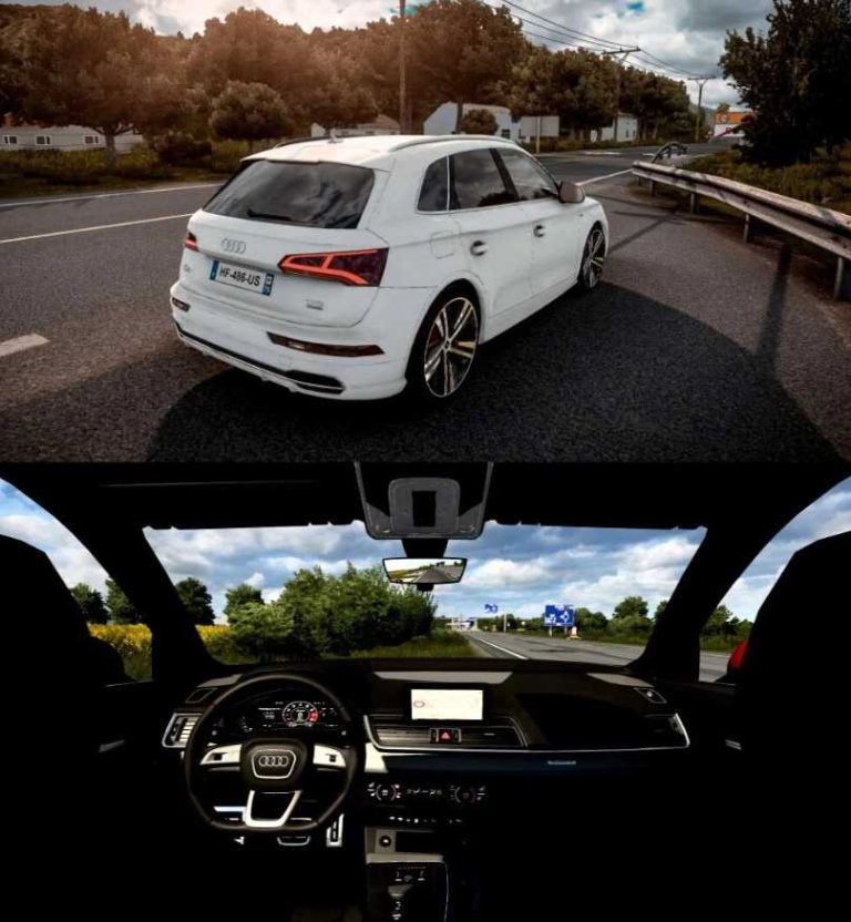 2020 Audi Q5 3.0 TFSI v3.5 (1.59) ETS2 - ETS2 Mod | ATS Mod