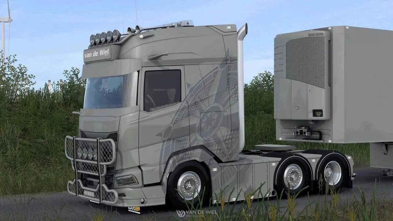 DAF XG+ 530 Van de Wiel Transport v6.0 ETS2 - ETS2 Mod | ATS Mod