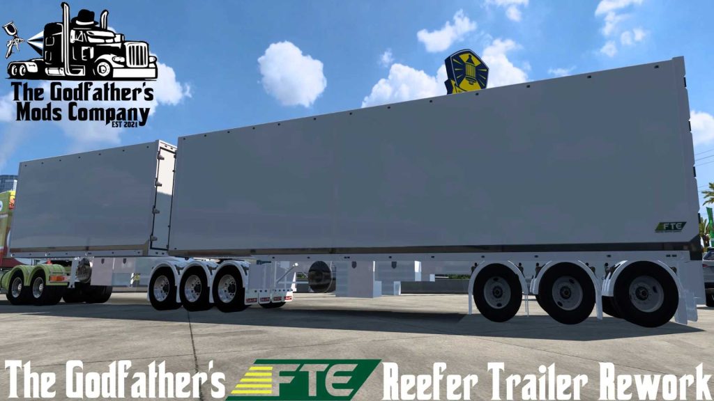 La remorque frigorifique FTE du Parrain 1.59 ATS - ETS2 Mod | ATS Mod