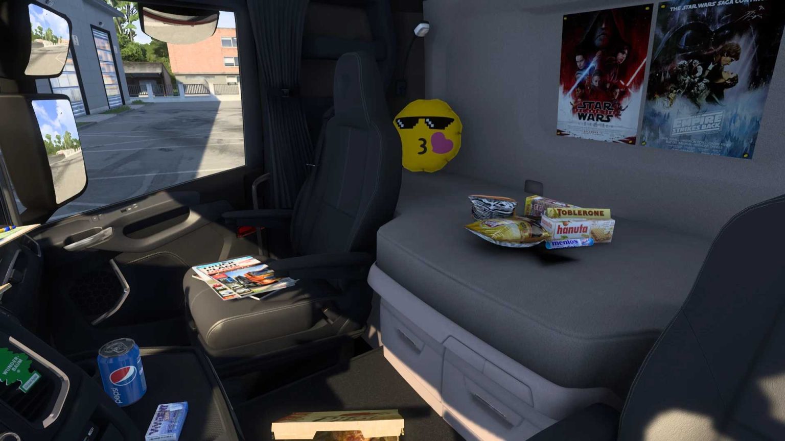 Pack d'accessoires de cabine SISL Mega v1.60 ETS2 - ETS2 Mod | ATS Mod