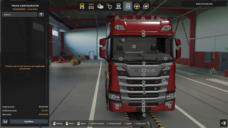 Pack de LED pour lampe ronde v1.59 ETS2 - ETS2 Mod | ATS Mod