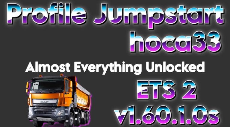 Profil Jumpstart v1.60.1.0s ETS2 - ETS2 Mod | ATS Mod