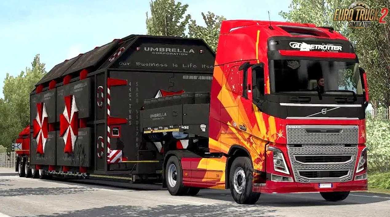 Remorque cargo parapluie v1.59 ETS2 - ETS2 Mod | ATS Mod