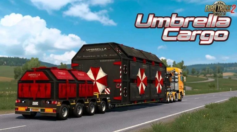 Remorque cargo parapluie v1.59 ETS2 - ETS2 Mod | ATS Mod